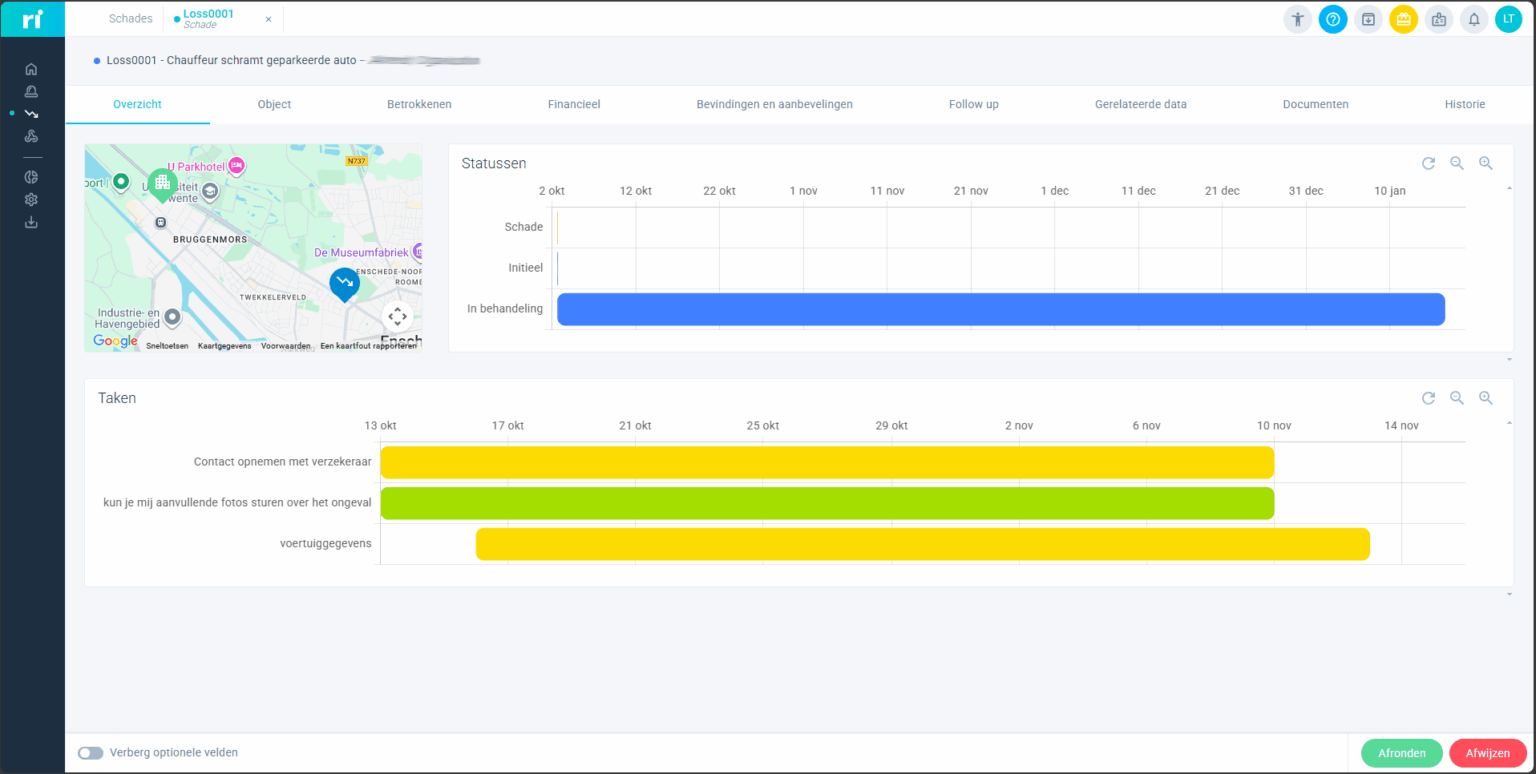 Naris introduceert de functie Verzekeringen in haar platform