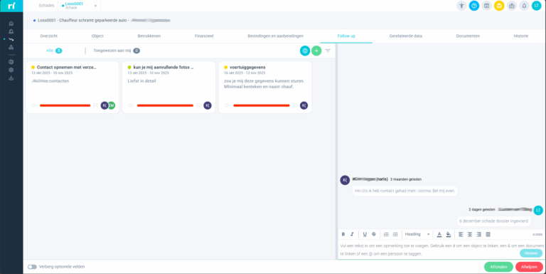 Naris introduceert de functie Verzekeringen in haar platform